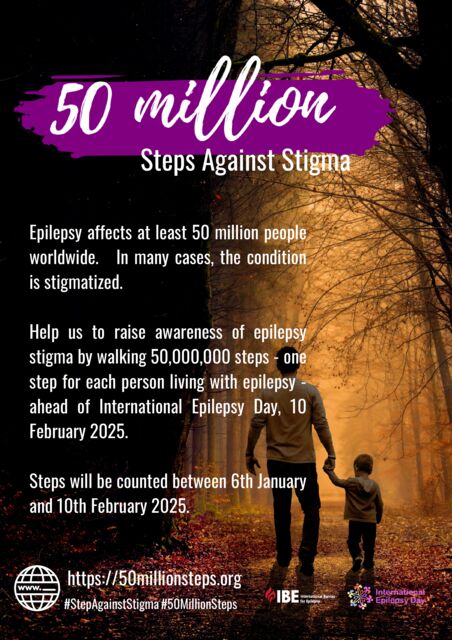 世界てんかんの日／国際キャンペーン【50 Million Steps Against Stigma】 | 公益社団法人 日本てんかん協会